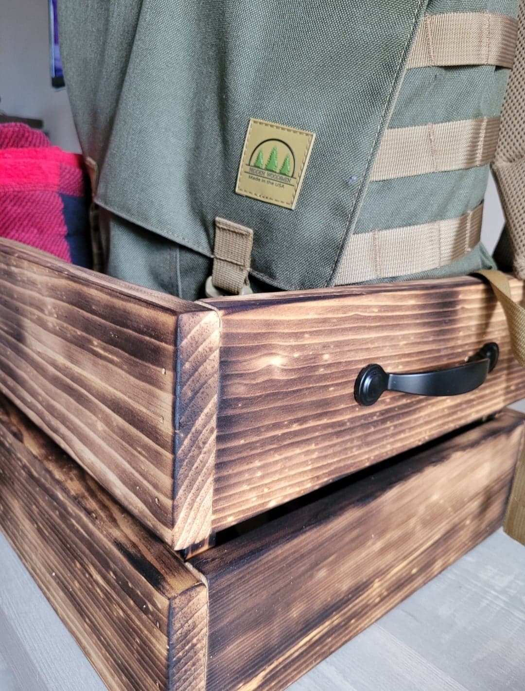 Extra-large Rustic Wooden Crate Storage Box Home Decor - Etsy