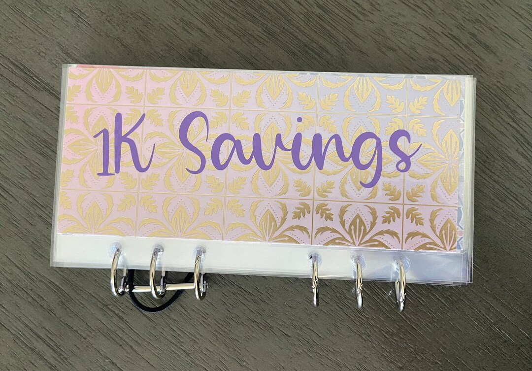Scratch off 1K Savings Challenge Binder - Etsy