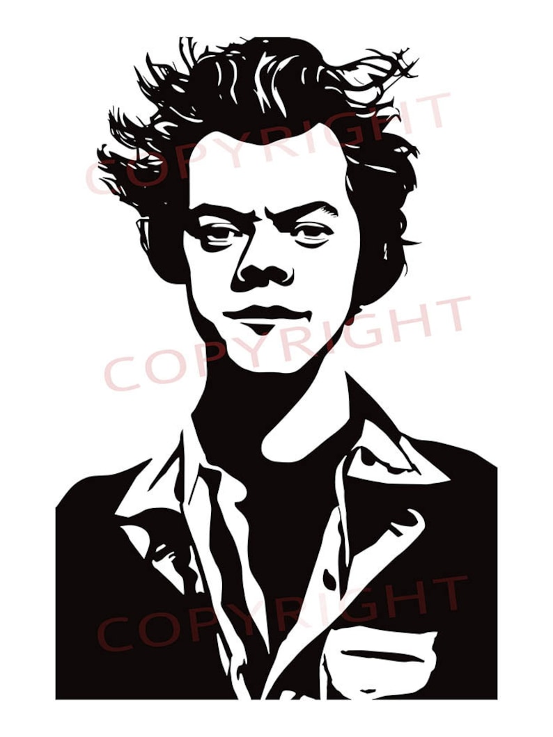 Harry Styles SVG Cricut Vector PNG Instant Download - Etsy Ireland