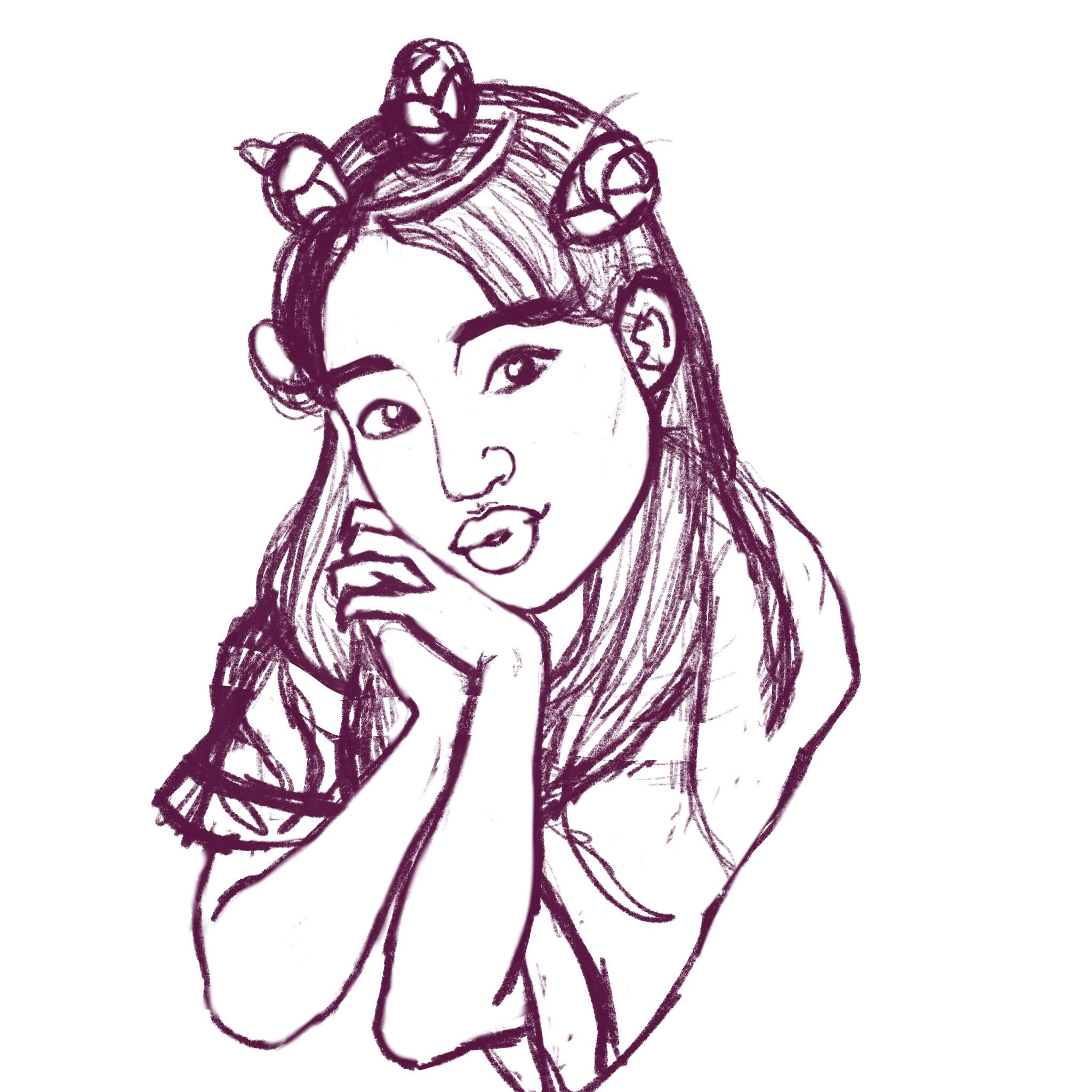 Art Class/ How to Draw Portraits Step-by-step for Beginners/ Four 1 ...