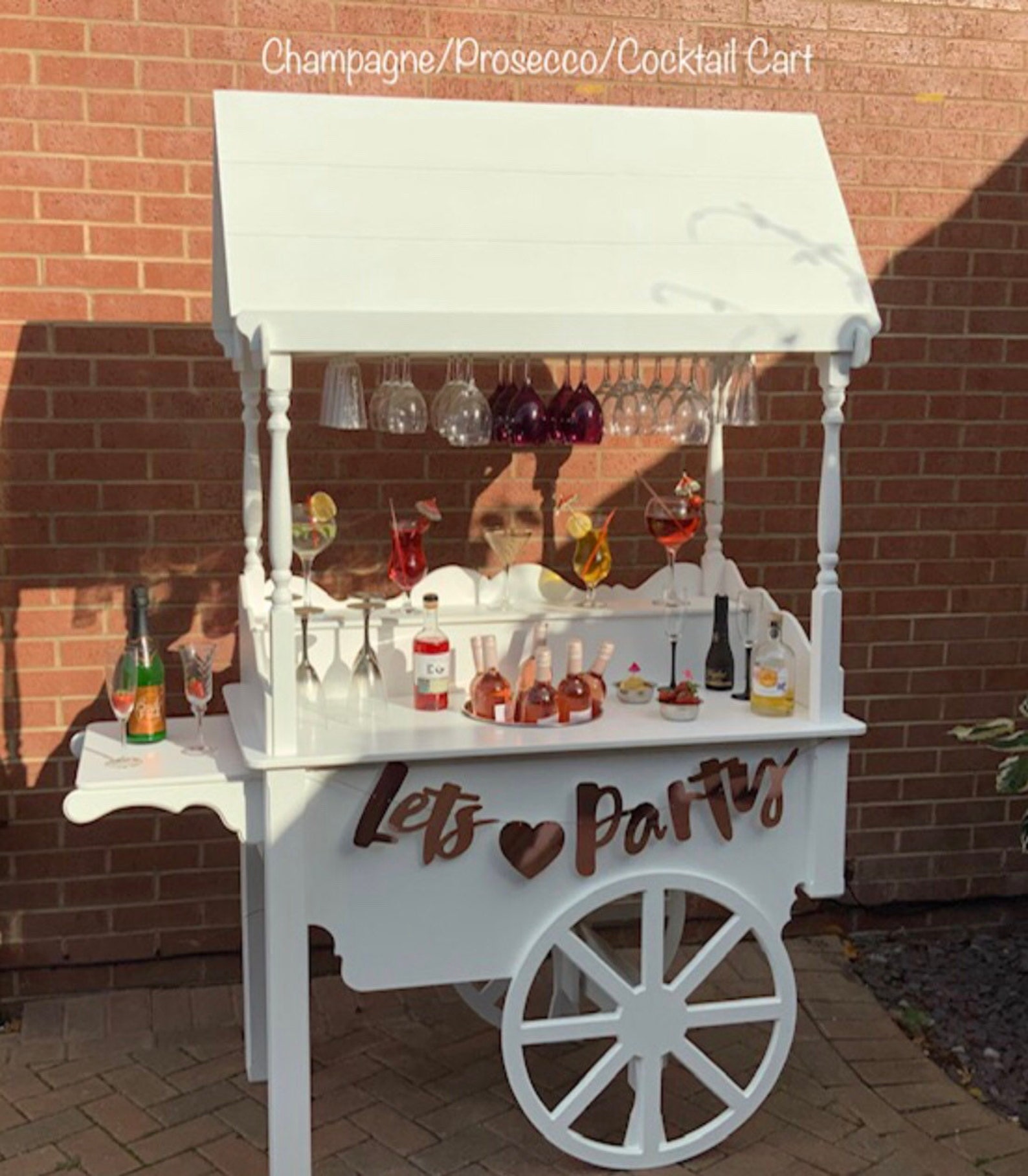 Candy Cart / Champagne Cart for Sale Wedding Sweet Cart Fully - Etsy