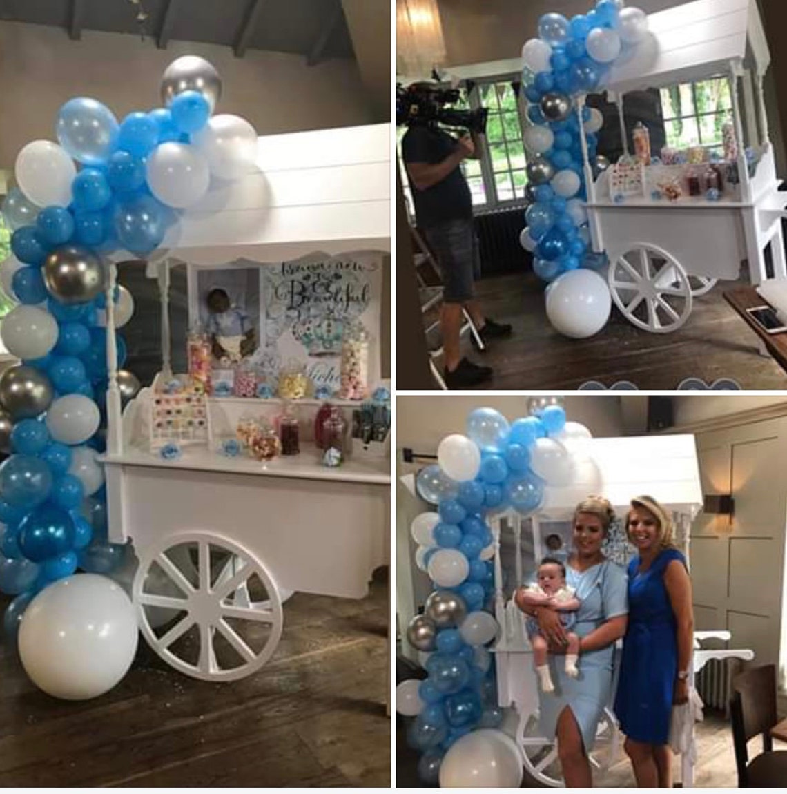Collapsible Candy Cart: White Wedding Sweet Display - Etsy