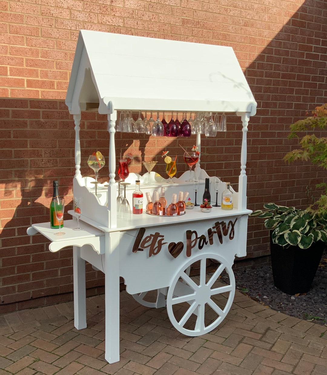 Candy Cart, Champagne Cart, Prosecco Cart, Drinks Trolly, Portable Bar ...