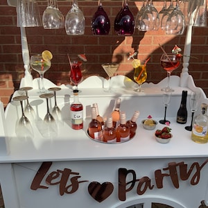 Candy Cart, Champagne Cart, Prosecco Cart, Drinks Trolly, Portable Bar ...