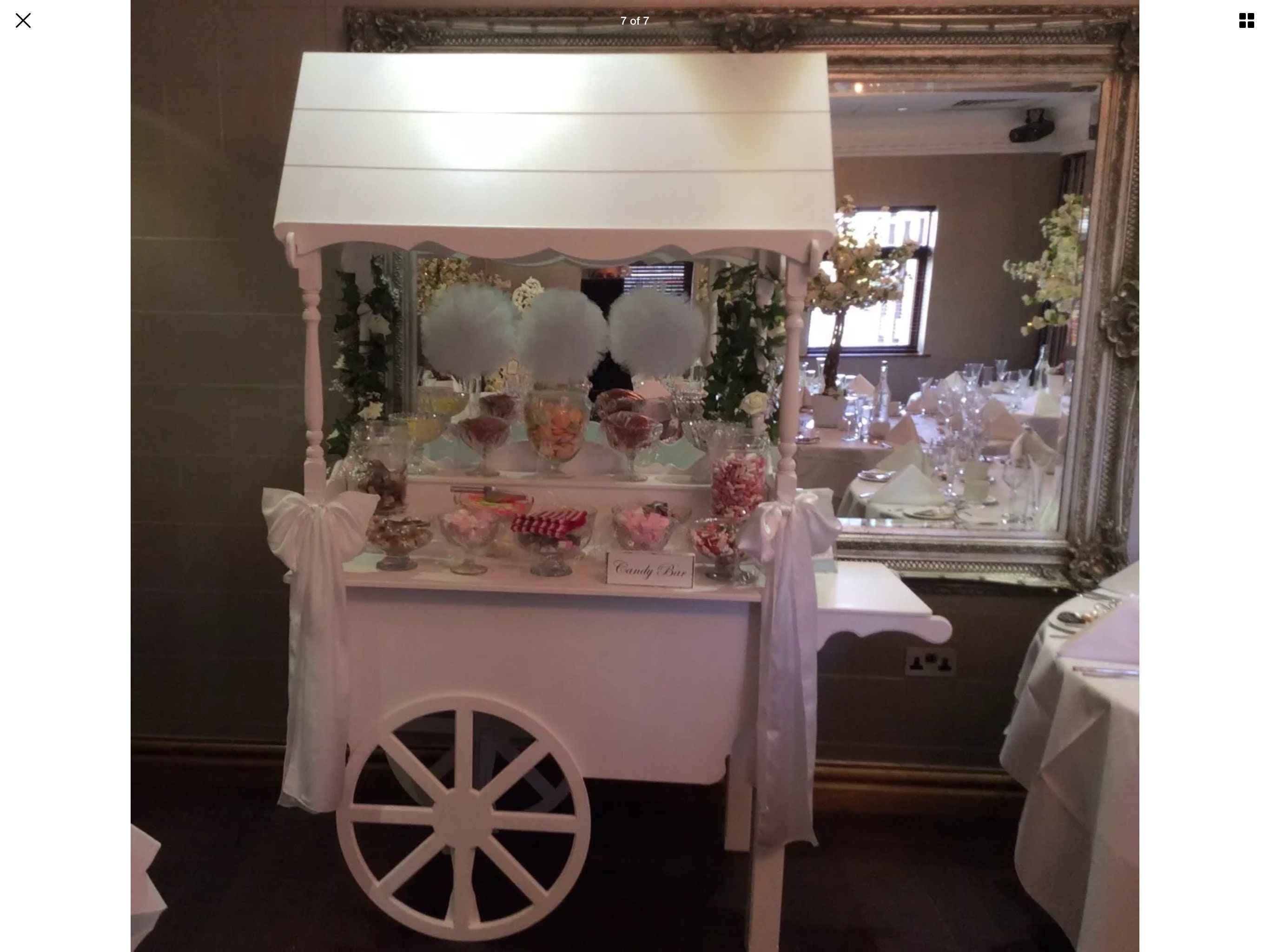 Candy Cart for Sale Wedding Sweet Cart Fully Collapsible Candy - Etsy