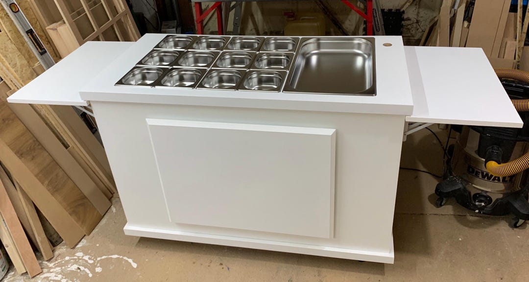 Charcuterie Cart, Mobile Cart, Collapsible Snack Bar, Mobile Bar ...