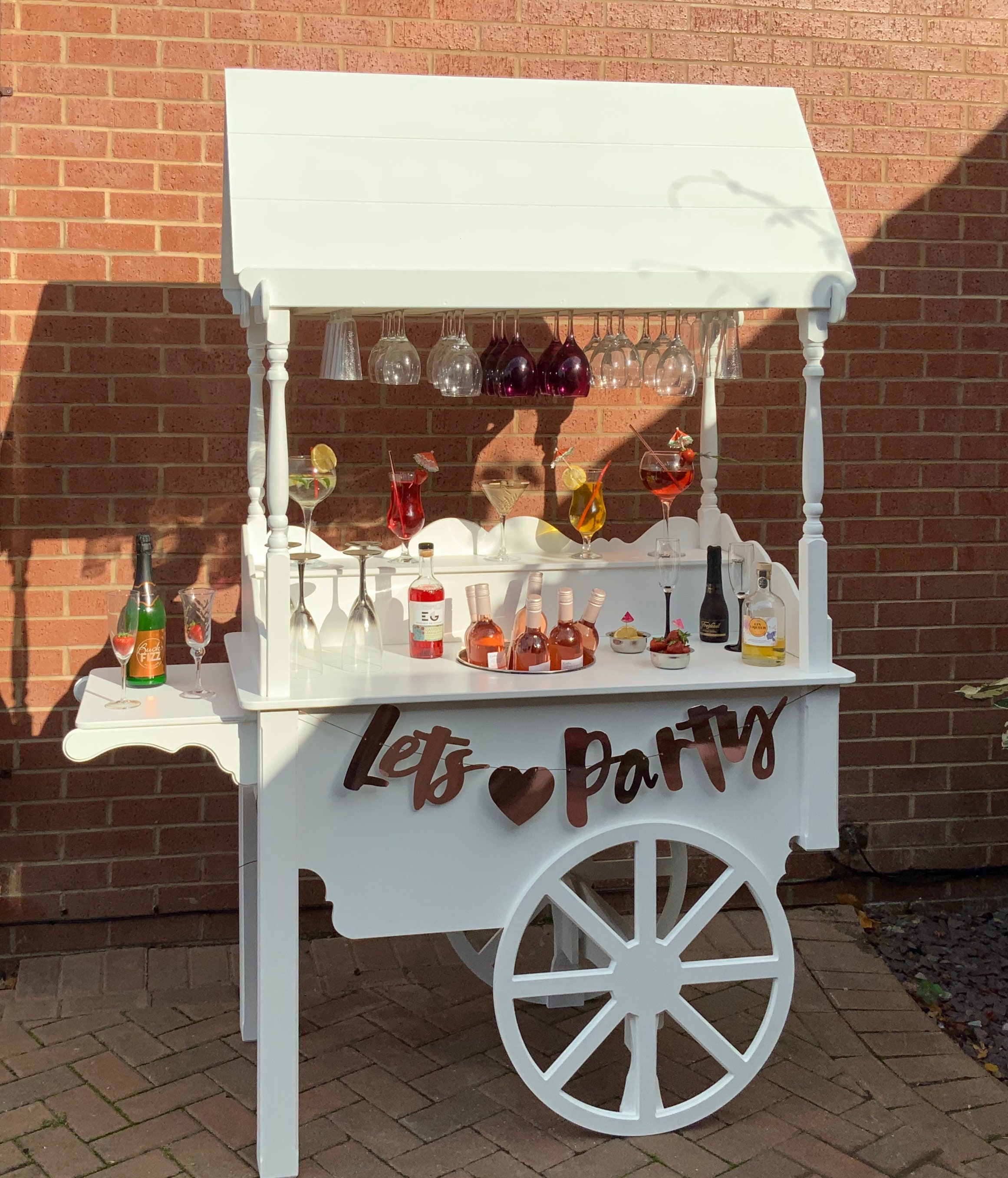 Candy Cart Champagne Cart Prosecco Cart Drinks Trolly | Etsy