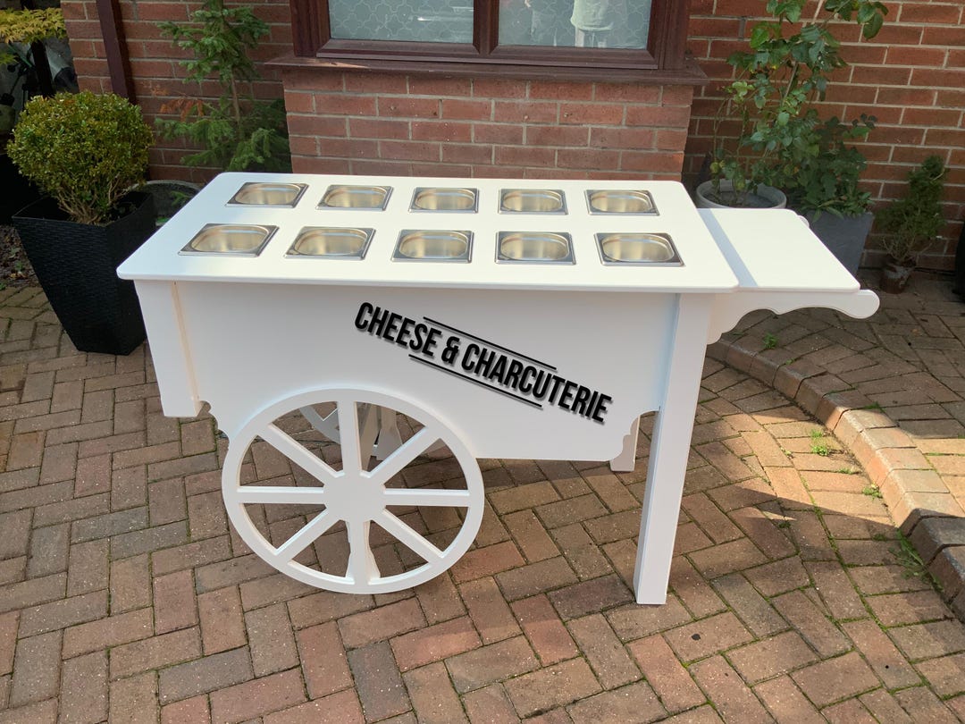 Charcuterie Cart, Mobile Cart, Collapsible Snack Bar, Mobile Bar ...