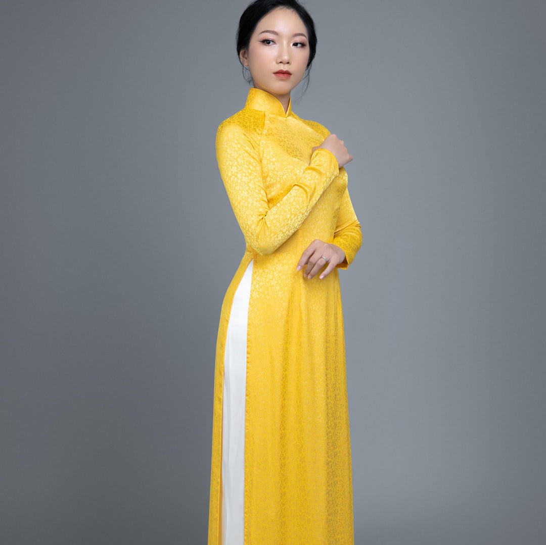 Brocade Ao Dai With Thai Tuan Silk Fabric - Etsy