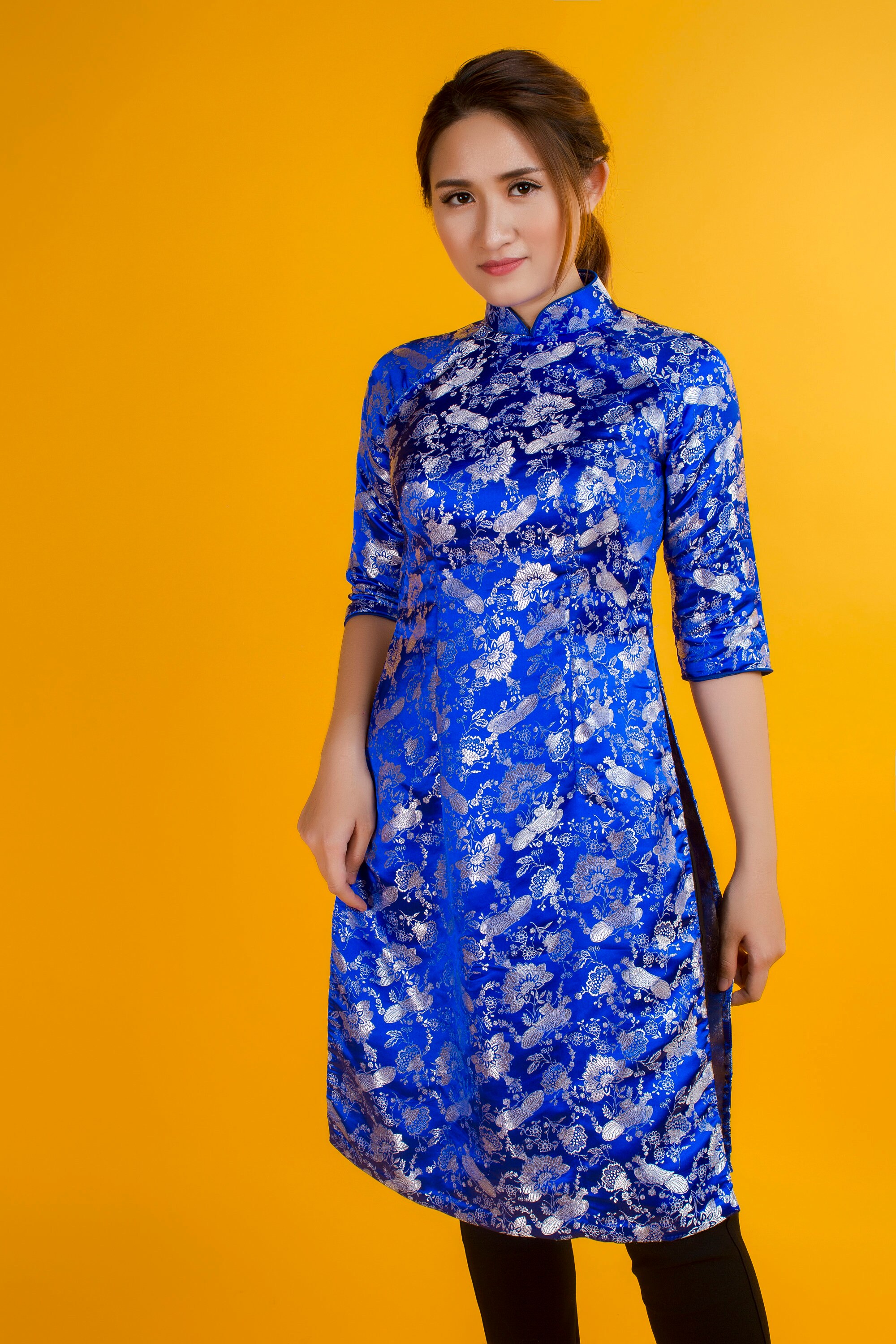 Modern Brocade Ao Dai - Etsy