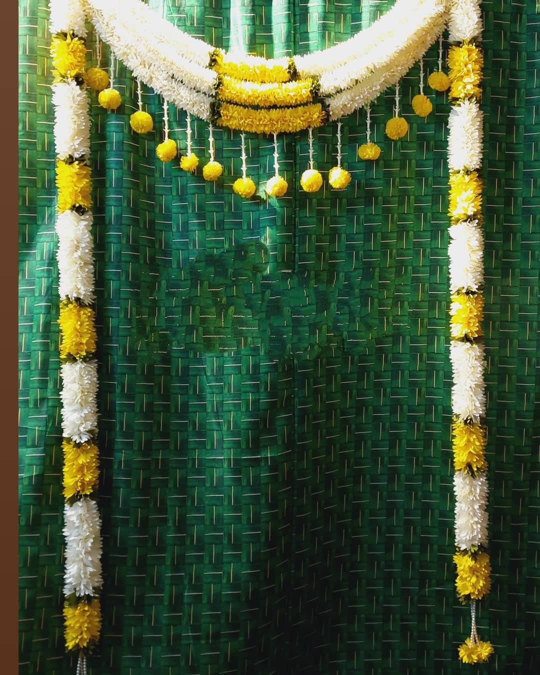 Yellow and White Entry Gate Toran for Entrence Decor/ Wedding Toran ...