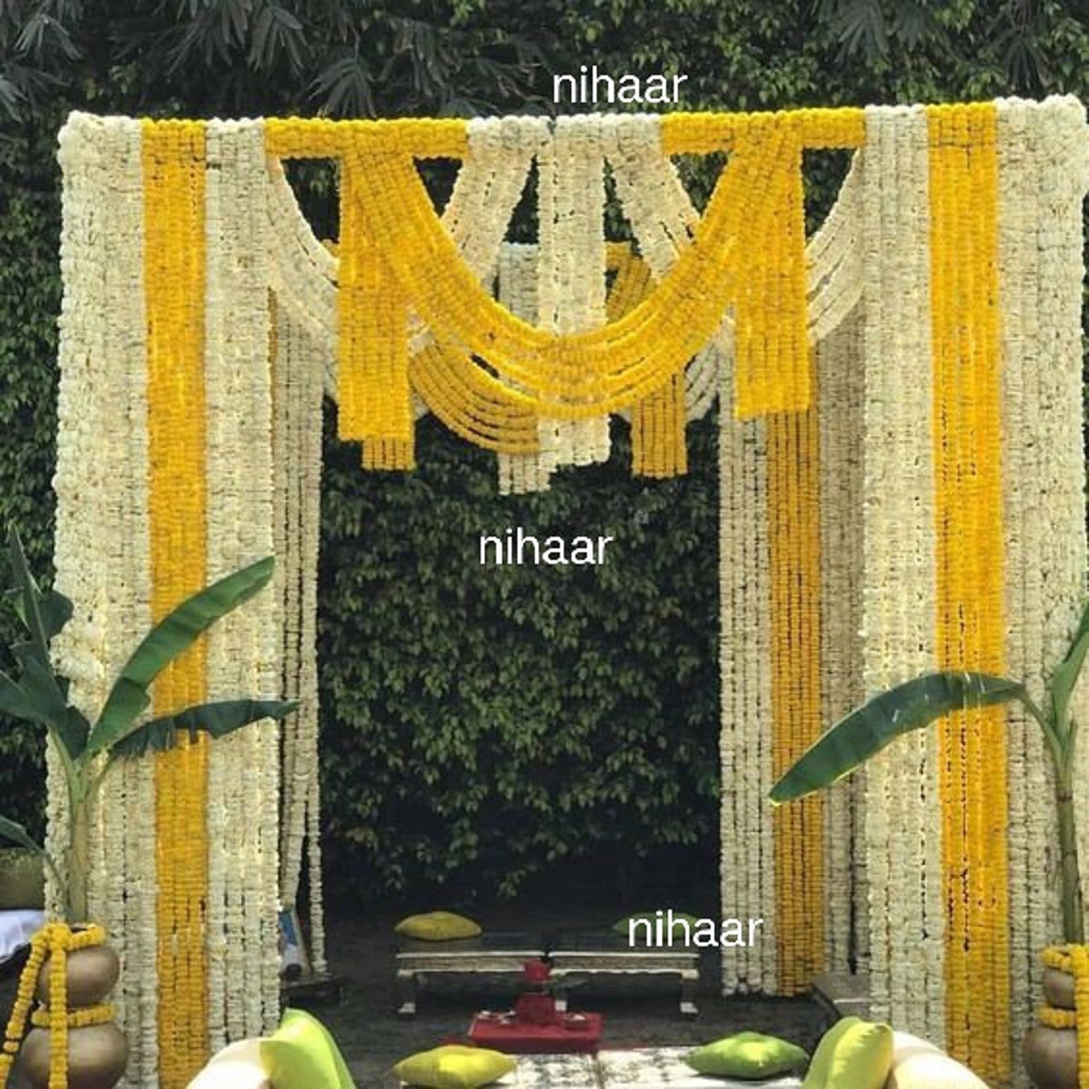 10 Feet Real Looking Like Marigold Garlands for Haldi , Mehandi ...