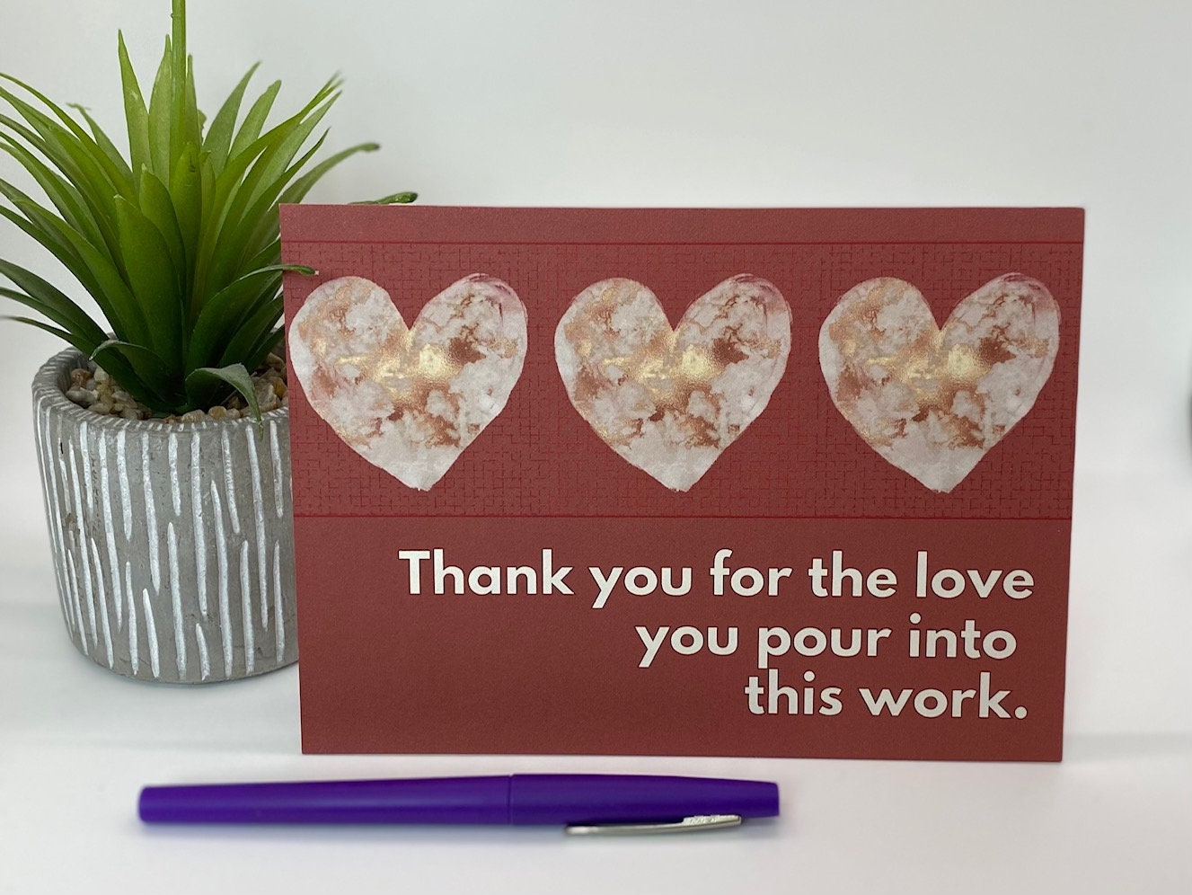Staff Appreciation Cards for Employees, Coworkers, and Clients - Etsy