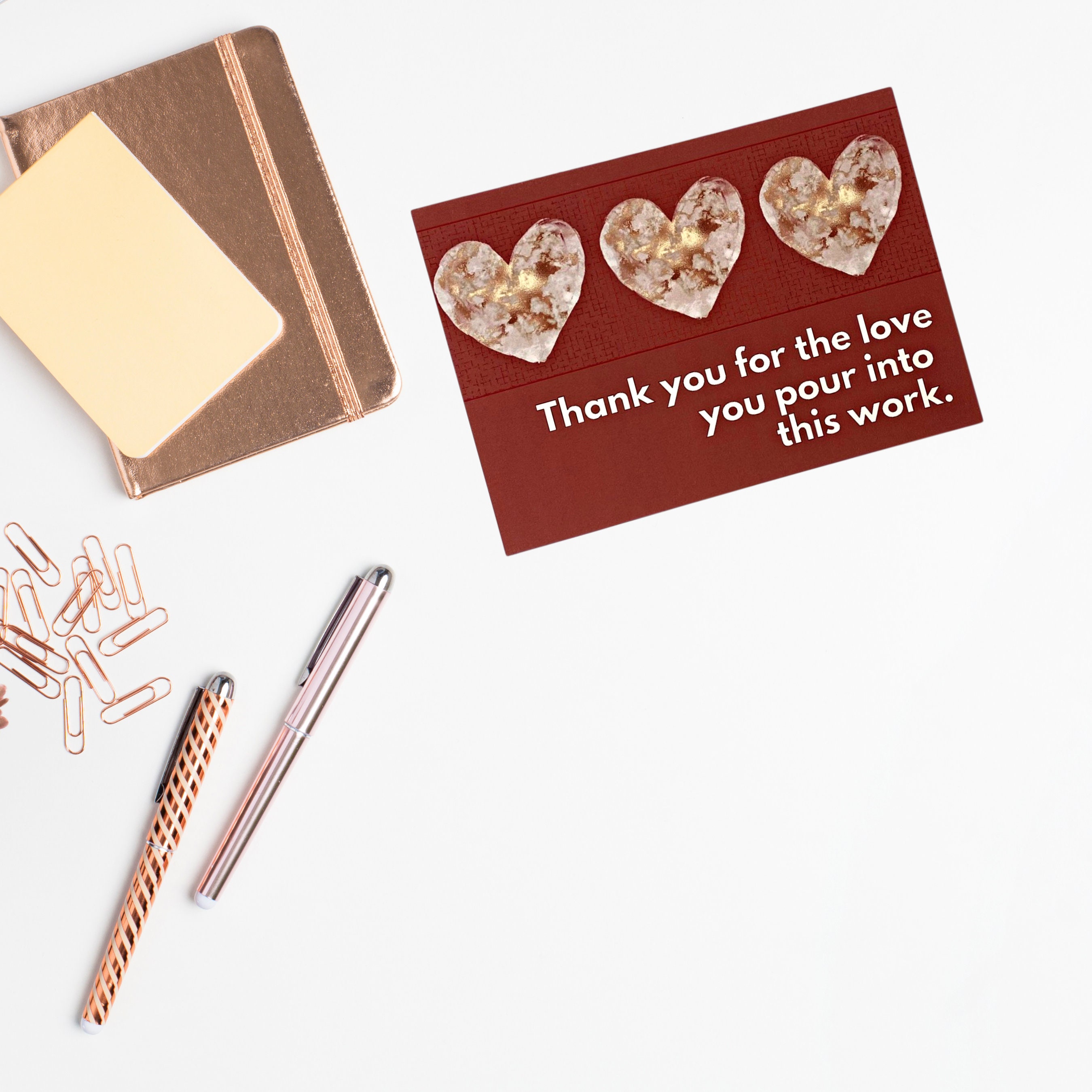 Staff Appreciation Cards for Employees, Coworkers, and Clients - Etsy