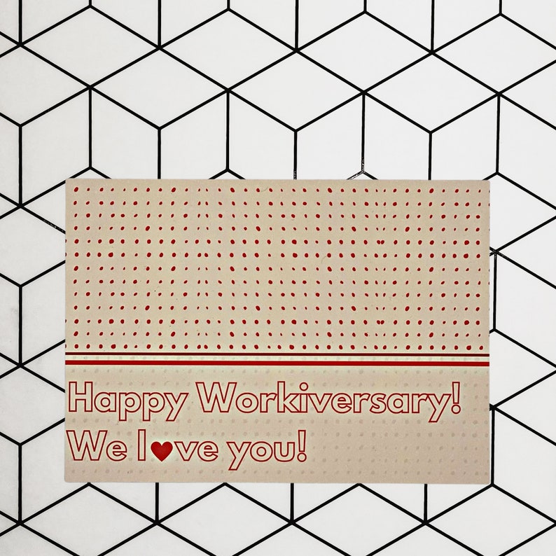 Work Anniversary | Workiversary Card 5x7 - Etsy