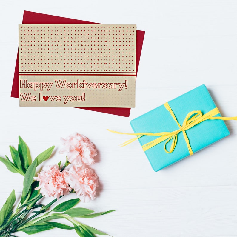 Work Anniversary | Workiversary Card 5x7 - Etsy