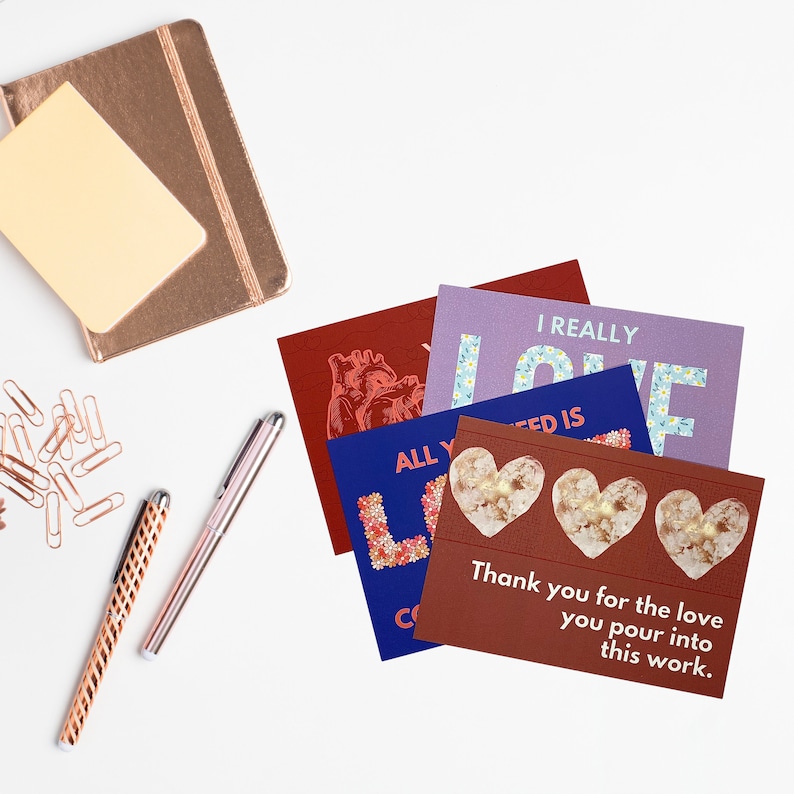 Staff Appreciation Cards for Employees, Coworkers, and Clients - Etsy