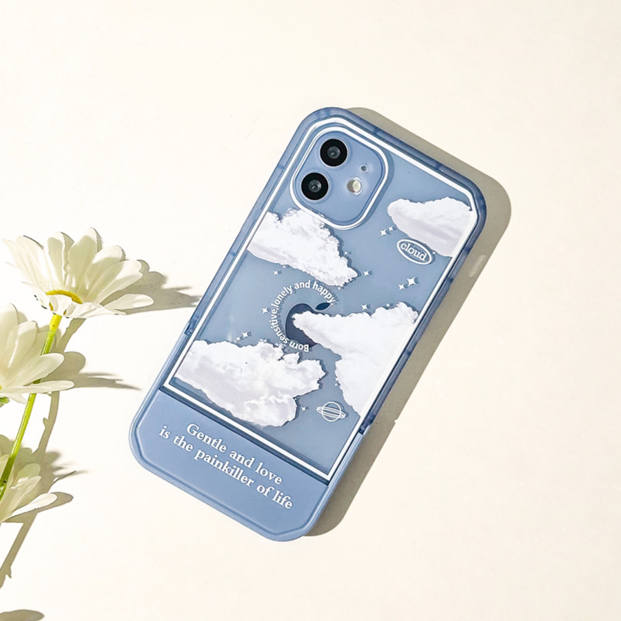 Iphone14 Built-in Stand Iphonecase Cloud Weather and Colorful Design ...