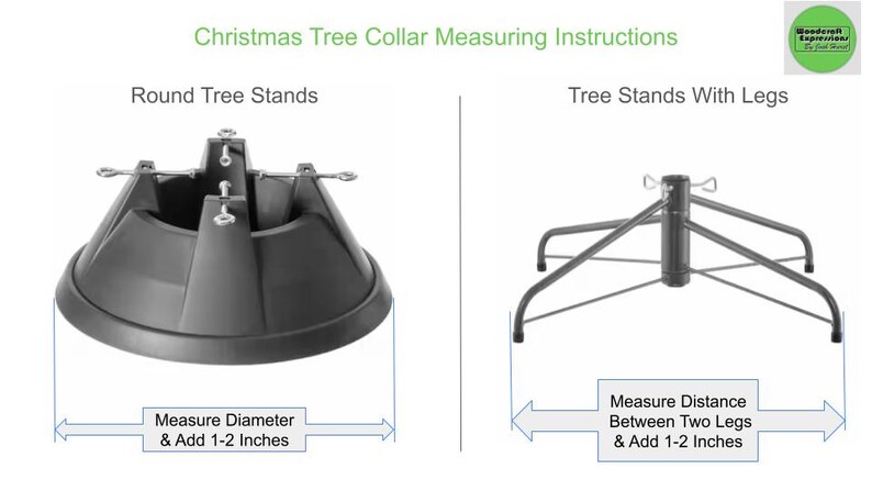 Rustic Pine 36" Christmas Tree Collar, Tree Stand Cover - Etsy