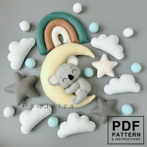 Felt Sewing Pattern Animals Set Bundle. Hand Sewing Pattern. DIY Felt ...