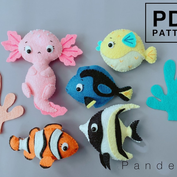 Felt Fish Pattern - Etsy