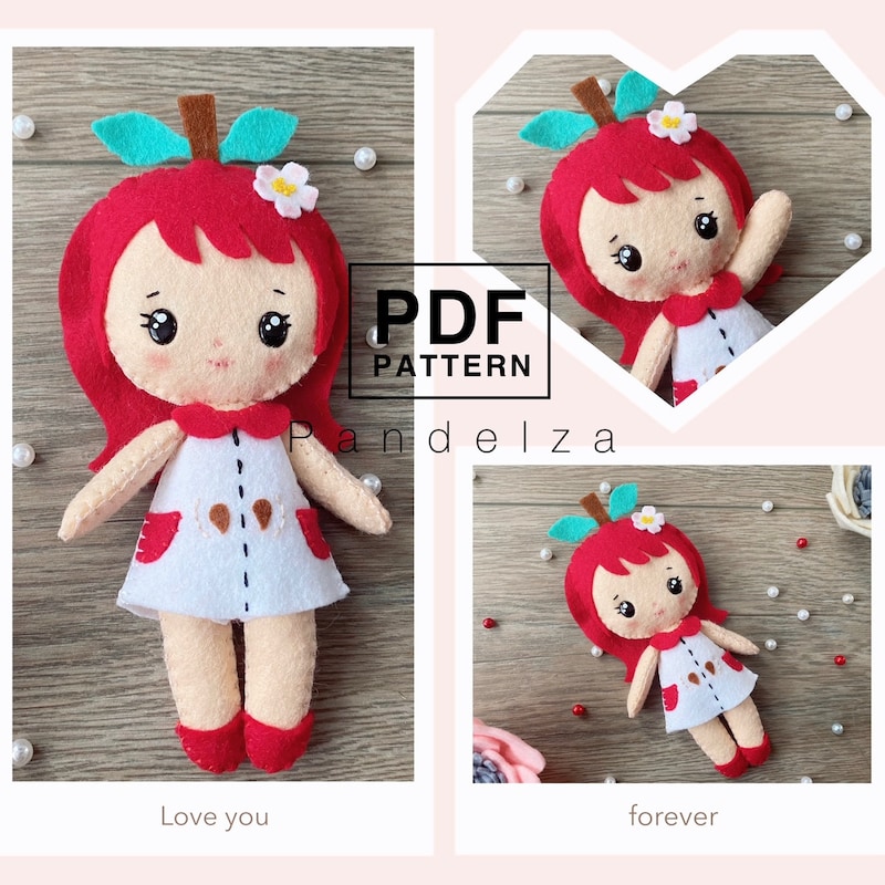 Felt Doll Pattern - Etsy