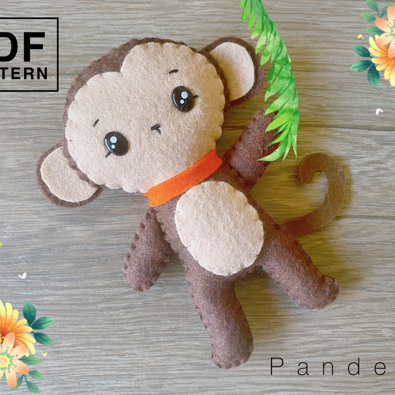 Stuffed Monkey - Etsy