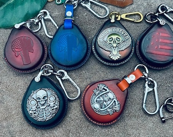 Harley Davidson Fob Leather Cover - Etsy