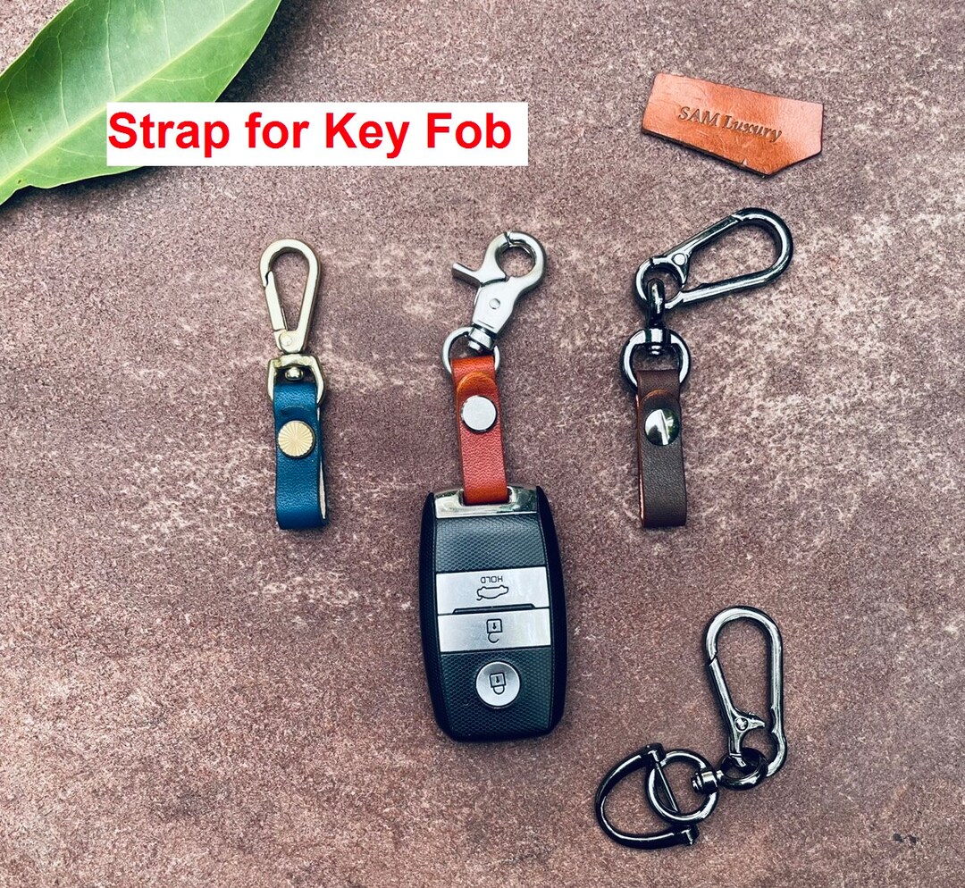 Leather Keychain Strap Keychain for Fobs Leather Cord Fob - Etsy