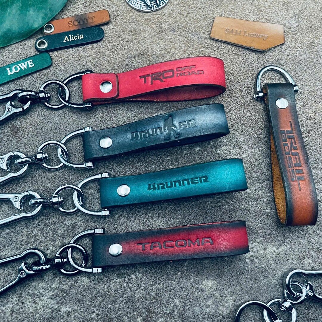 For 4 Runner Keychain 2024 2025 4runner Trd Pro off Road Sport Leather ...
