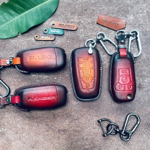 For Raptor R 2023 2024 Key Fob Cover Case Leather Raptor Remote Keyless ...