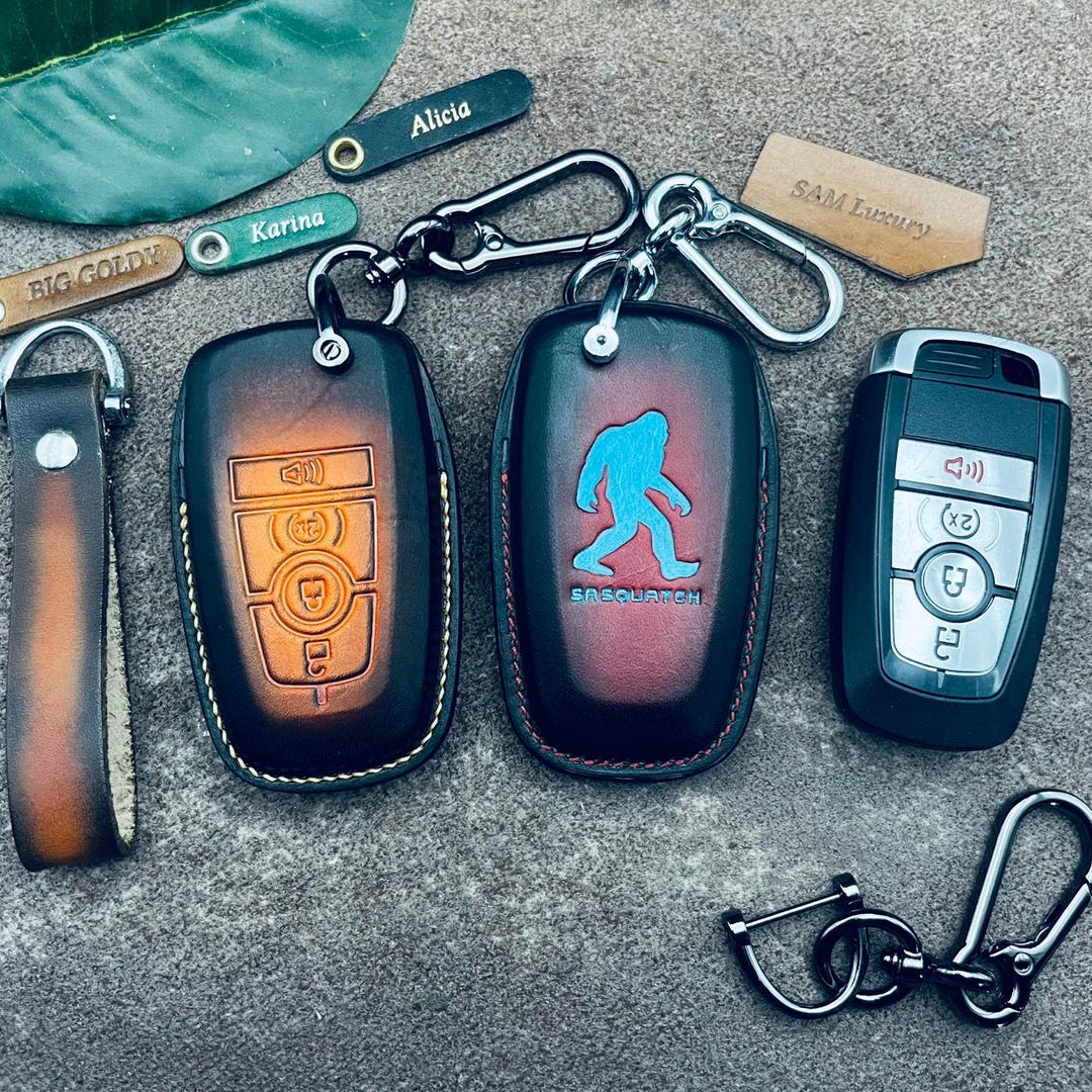 Black Sasquatch Bigfoot Yeti Color Bronco Sport Key Fob Cover Case Wrap ...