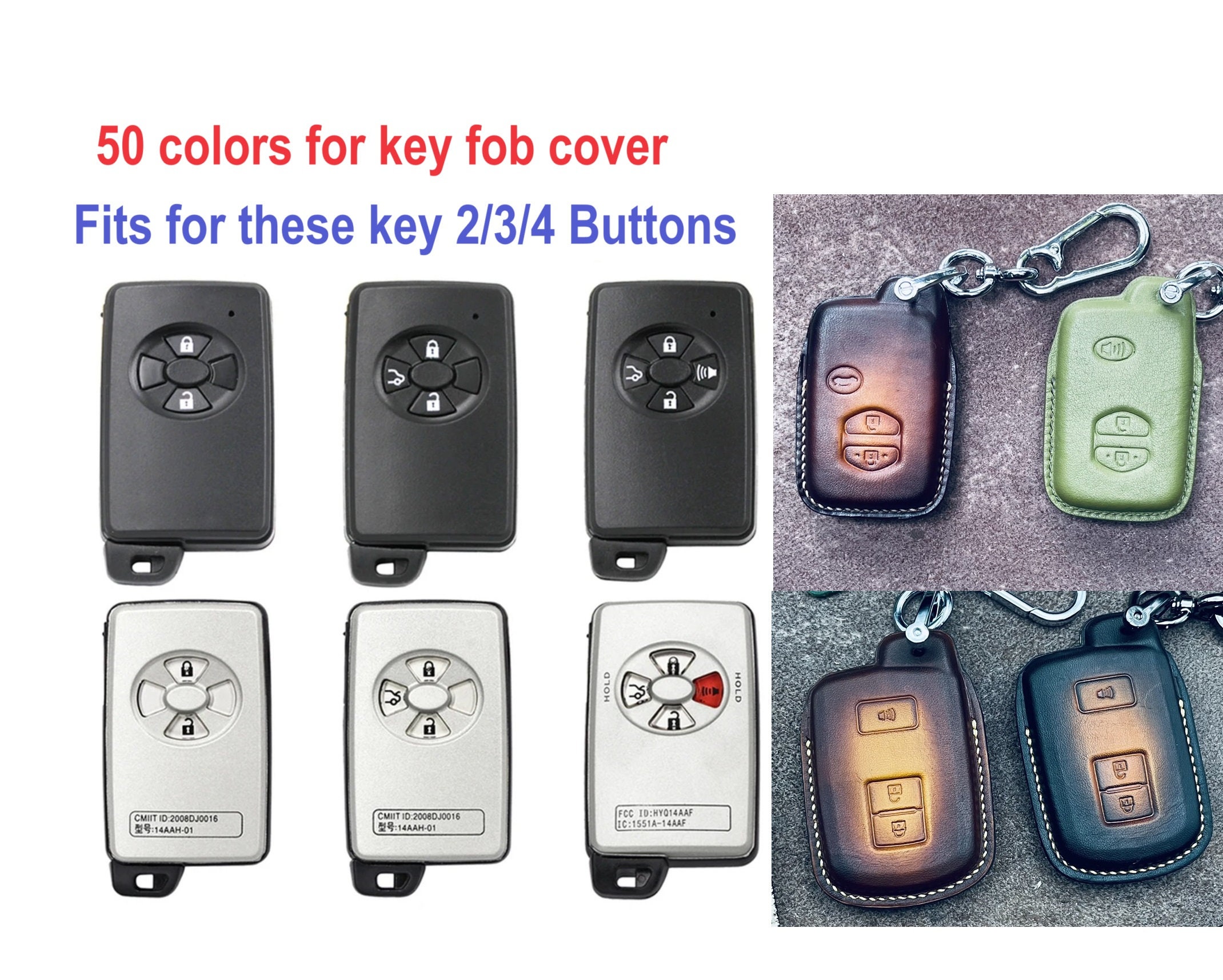 Toyota smart key fob cover store