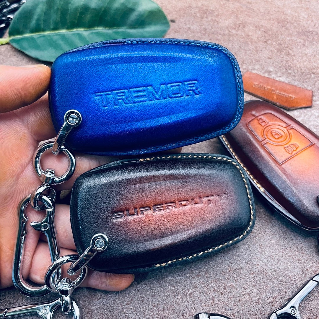Cover for F150 Black Widow Tremor Super Duty Leather Key Fob Cover Case ...