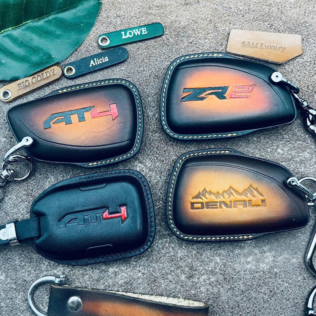 Custom Key Fob Cover Case Tahoe Silverado Acadia Terrain Yukon Sierra ...