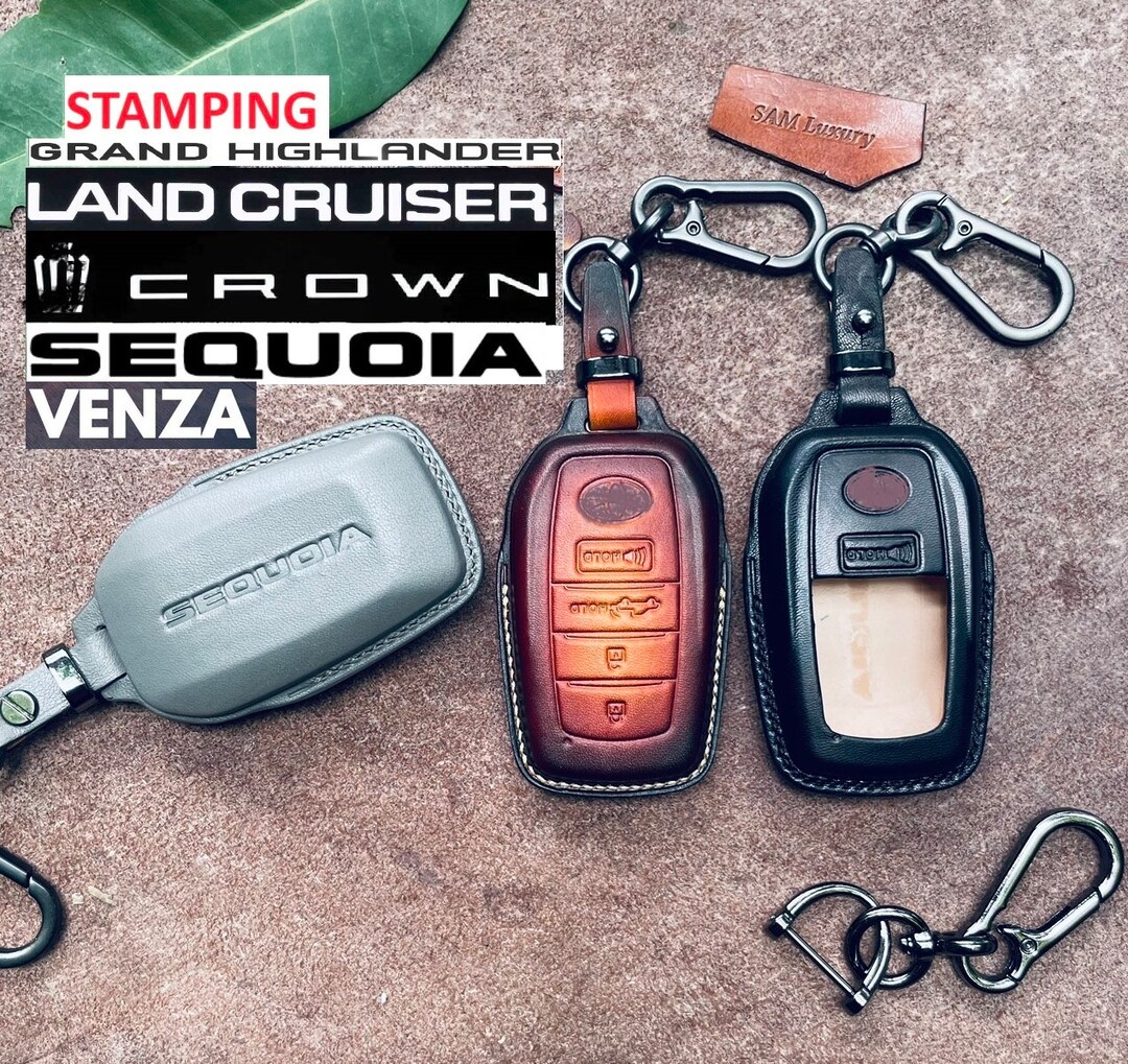 2024 Sequoia Key Fob Cover Case Leather Sequoia 1794 Trd Pro Capstone ...