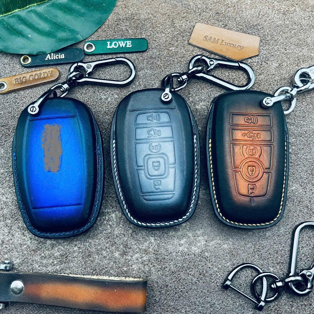 Fit for Aviator Corsair Navigator Continental Leather Key Fob Cover ...