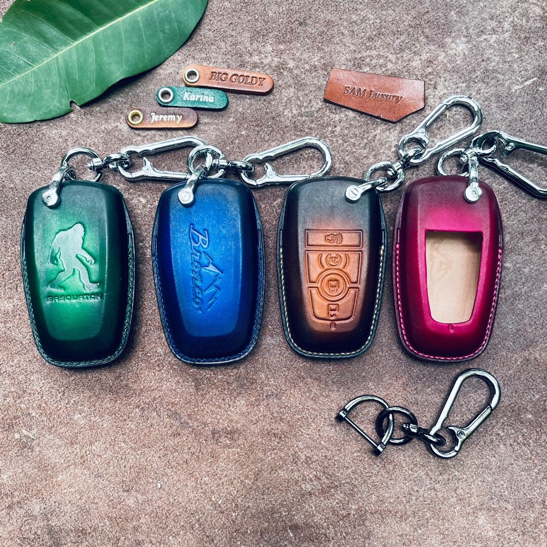 For 2024 Heritage Bronco Sport Key Fob Holder Bronco Key Fob Cover Case ...