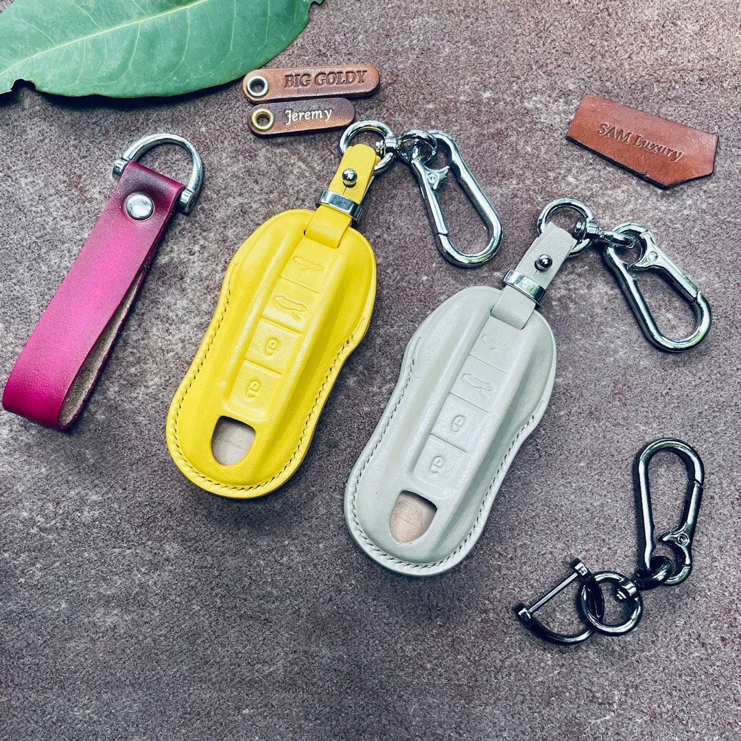 Key Cover for Cayenne Panamera Carrera Taycan Macan Cayman Boxster ...