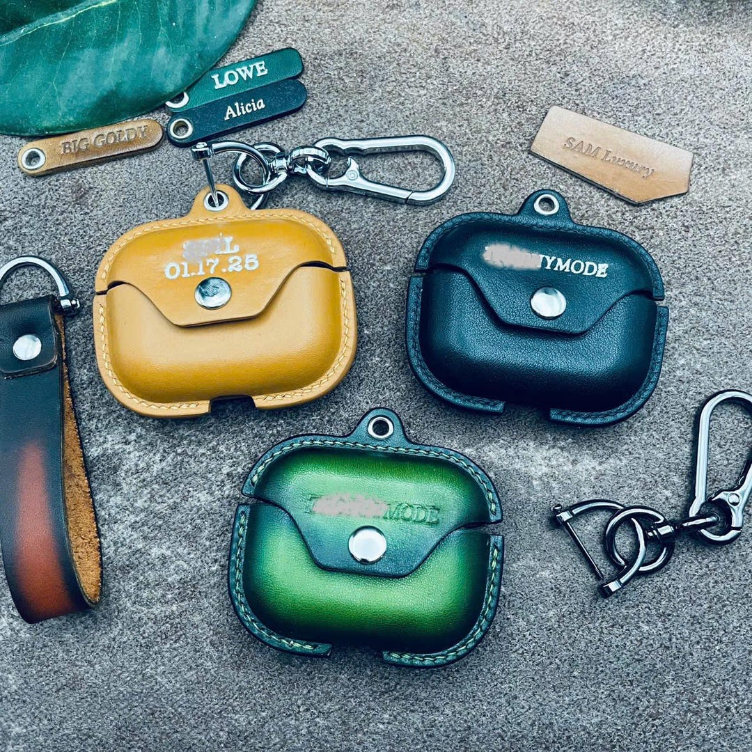 Custom Holder for AirPod 4 3 2 1 Pro AirTag Holder Case Cover Pouch ...