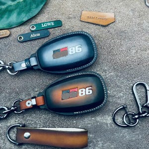 Fit for Gr86 Rx Gr 86 Key Fob Cover Case Leather Smart Remote Holder ...