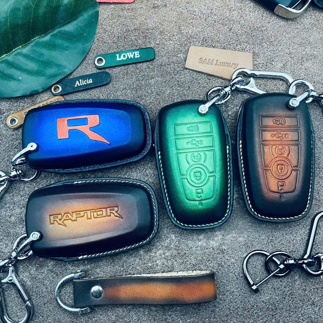 Orange R Raptor R Tremor Truck Key Fob Cover Case Leather Raptor Svt ...