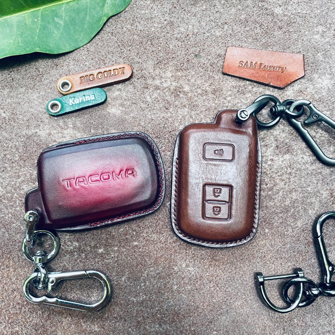 For 2023 Tacoma Trd Pro Key Fob Cover Case Leather Keychain - Etsy