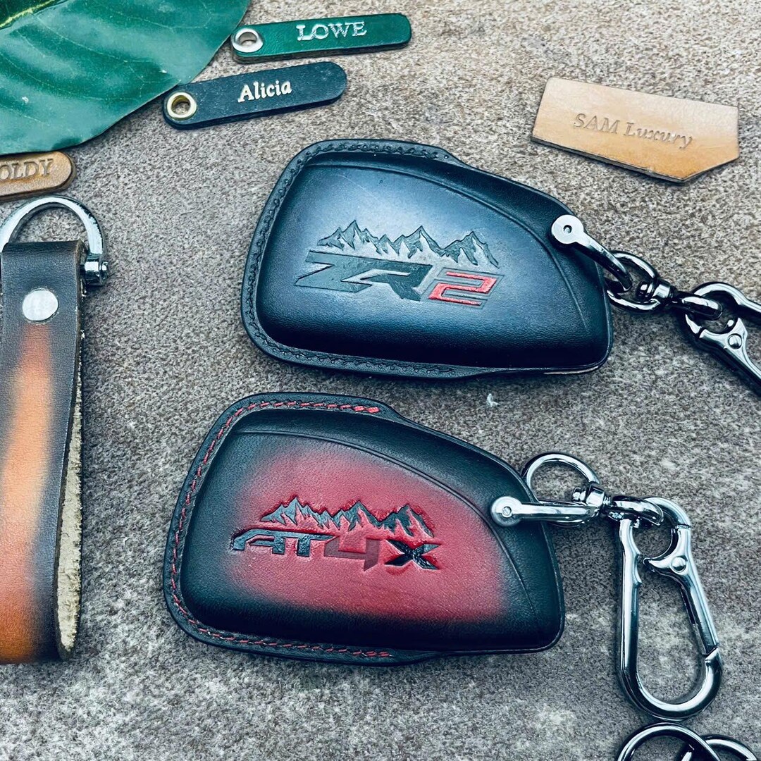 ALL Key Fob Cover Case At4 At4x Zr2 Z71 Tahoe Silverado Yukon Sierra ...
