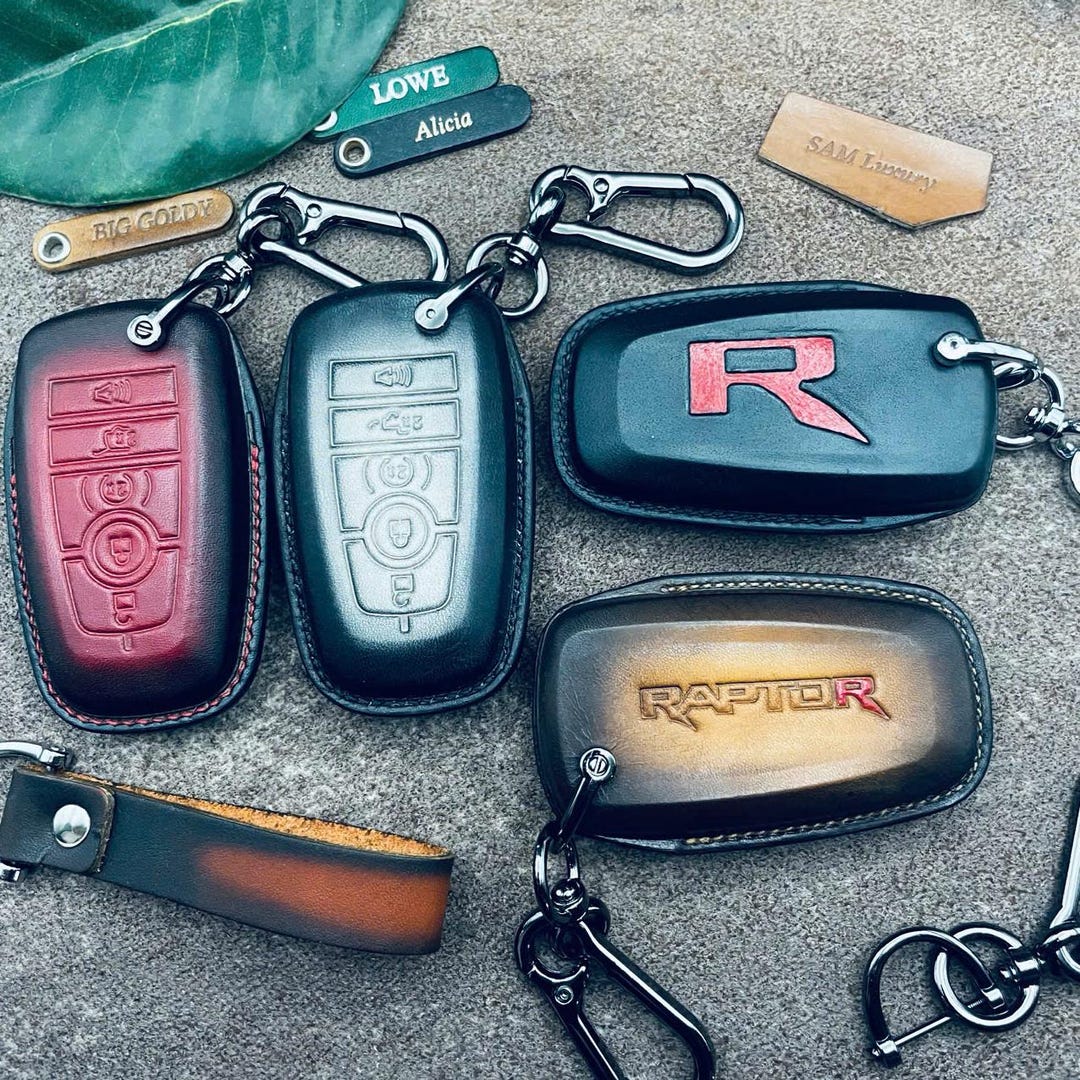 Keychain for Raptor R Svt 2024 2025 Models Key Fob Cover Case Leather ...