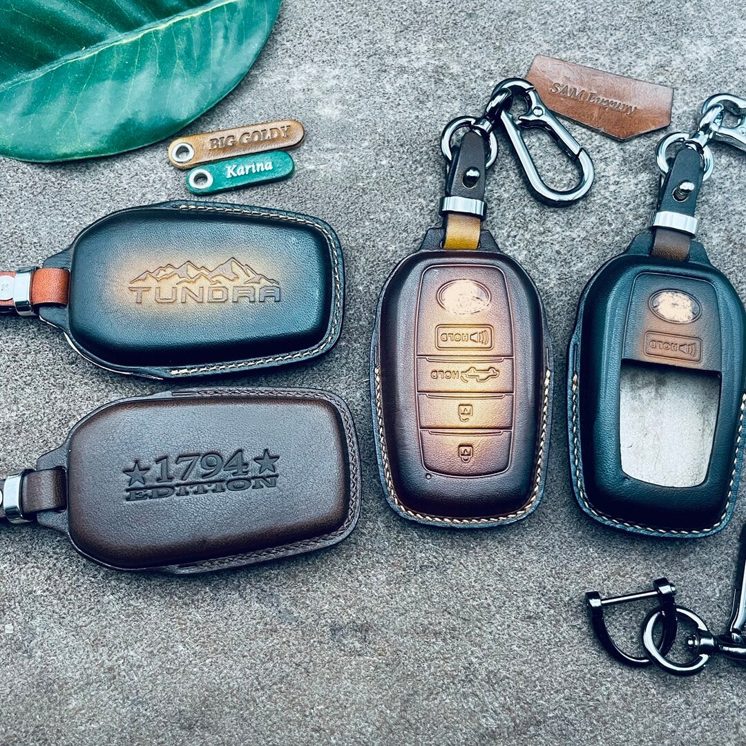 For 2023 Tundra Trd Pro Tundra Truck Key Fob Cover Case Leather Custom ...
