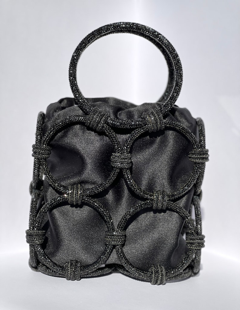 The HALO Crystal Rhinestone Handbag Rhinestone Bag Evening - Etsy