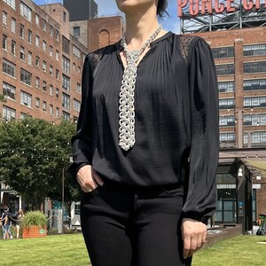 The TIE Crystal Rhinestone Necktie Handwoven Elegant - Etsy