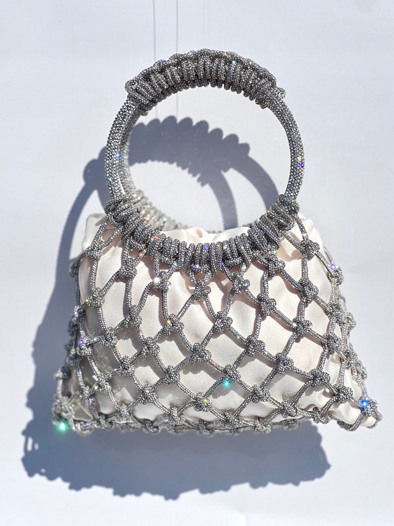 The PRINCESS Crystal Rhinestone Handbag, Crystal Rhinestone Bag, Jewel ...
