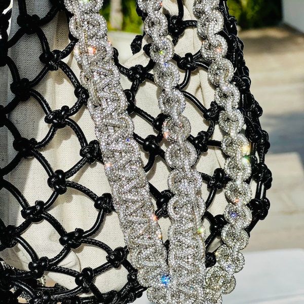 Rhinestone Straps - Etsy